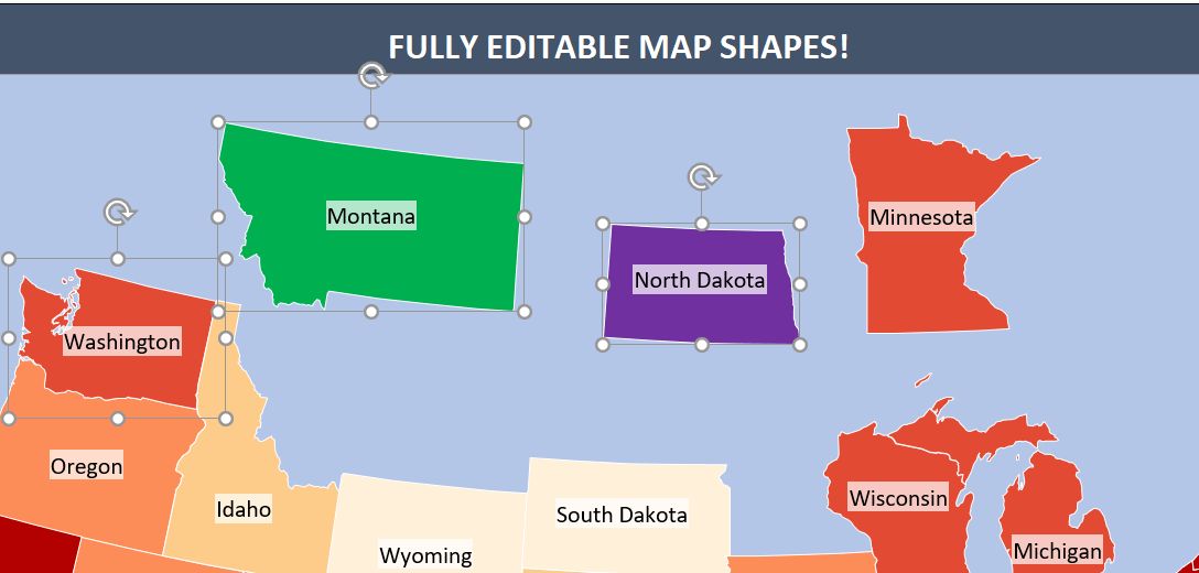 USA Heat Map Excel Template | Get density map of USA in a minute! USA Heat Map Excel Template | Get density map of USA in a minute!
