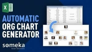 Excel Automatic Org Chart Generator | Create Org Chart from Excel Data
