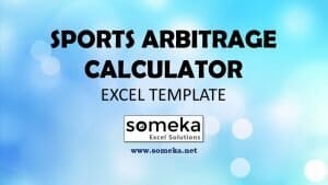 Arbitrage Calculator Excel Template | Sports Betting Spreadsheet