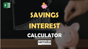 Savings Interest Calculator Excel Template | Savings Account Tool