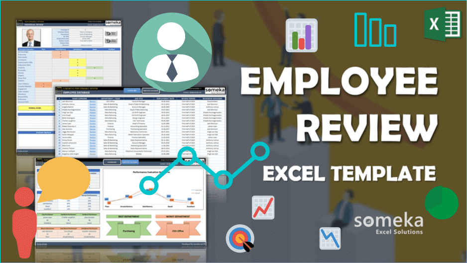 Employee Evaluation Excel Template | Annual Employee Review