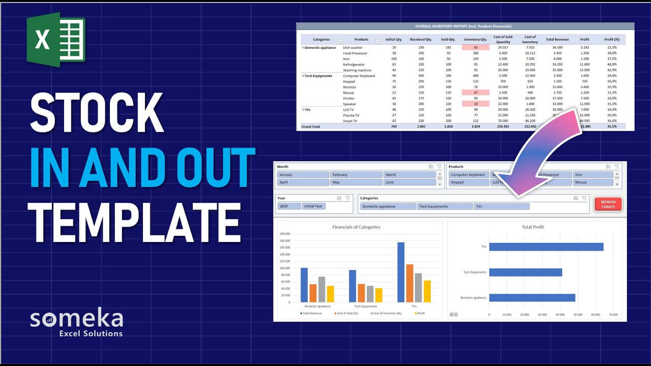Stock Excel Template