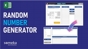 Excel Random Number Generator | Number Randomizer Template