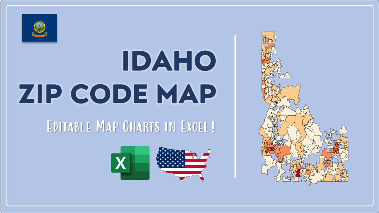 Zip Code Map Of Idaho Zip Code Map Of Idaho
