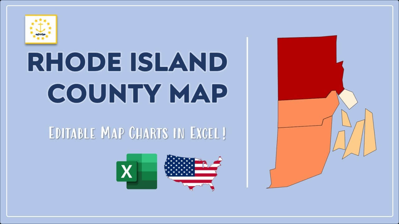 Rhode Island County Map