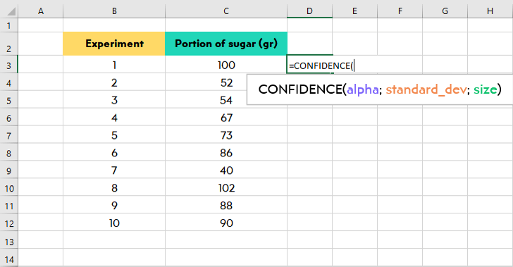 How To Calculate Confidence Interval In Excel Someka