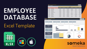 Employee Database Excel Template | HR Employee Data Sheet
