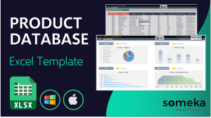 Product Database Excel Template | Products Technical Data Sheet