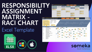 Responsibility Assignment Matrix Excel Template I RACI Chart