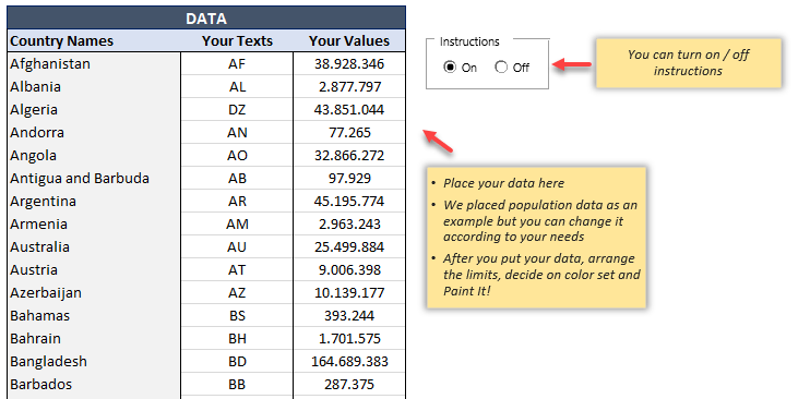 China Heat Map Excel Template | Geographical Map in Excel China Heat Map Excel Template | Geographical Map in Excel