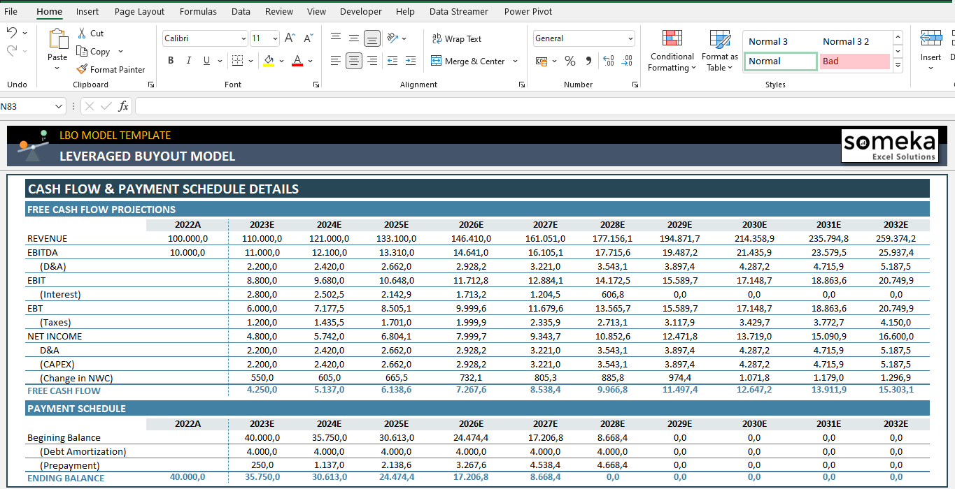 LBO Model Excel Template Leveraged Buyout Model Valuation