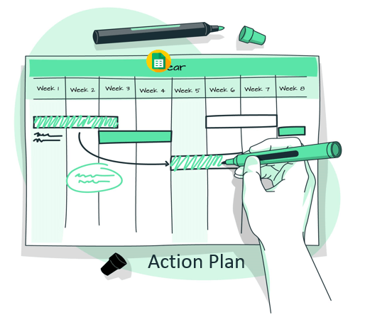Action Plan Google Sheets Template | Business Action Plan Action Plan Google Sheets Template | Business Action Plan