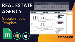Real Estate Agency Google Sheets Template | Control Brokers