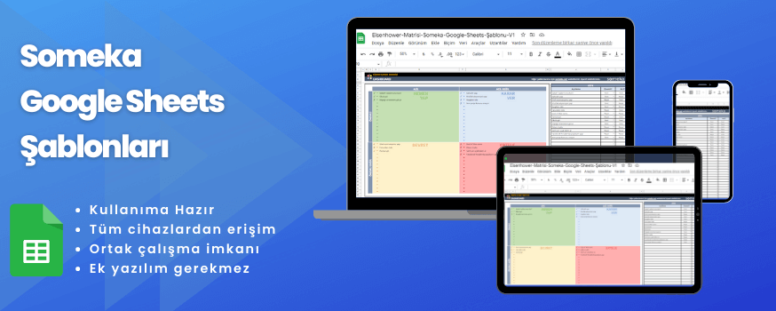 Excel Şablonları | Google Sheets Şablonları | Ücretsiz İndir