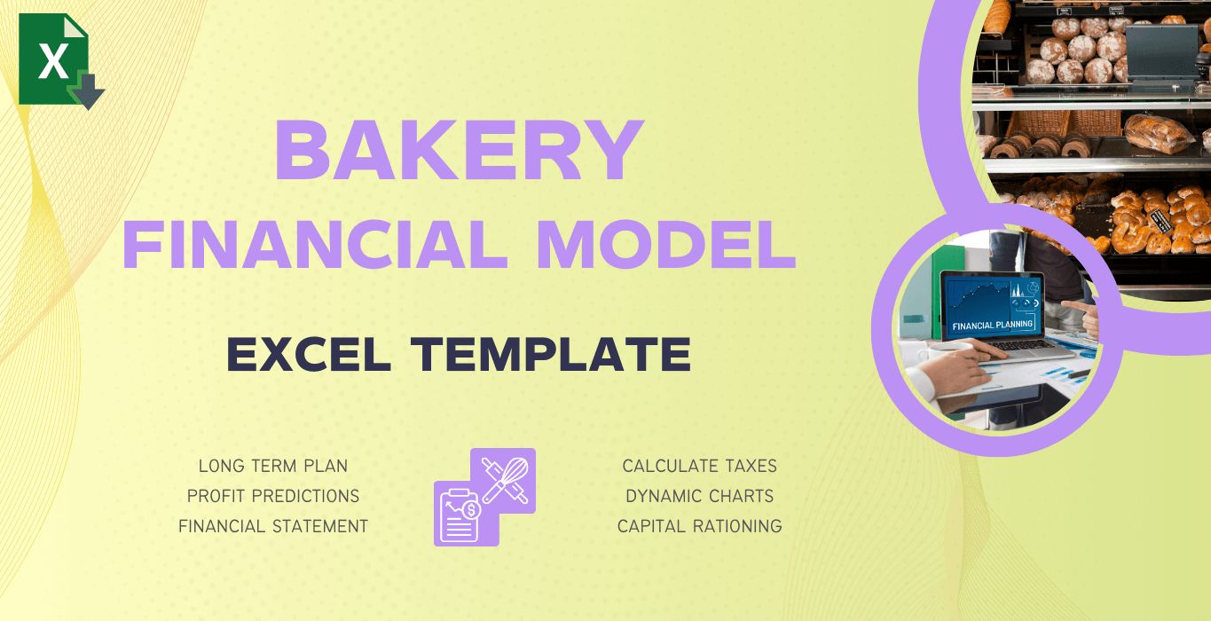 Bakery Financial Model Excel Template | Bakery Financial Plans