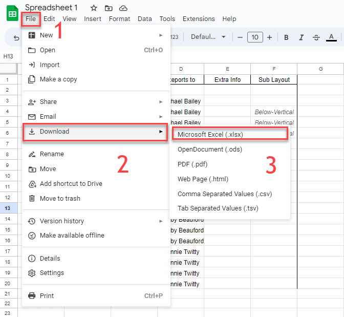 Convert Google Sheets To Excel Easy Guide For Spreadsheets