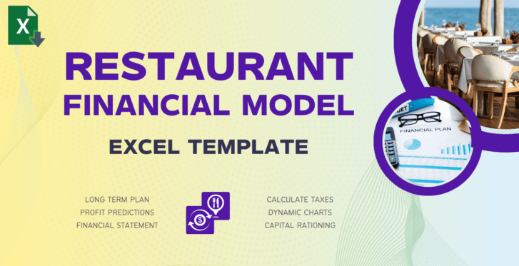 Restaurant Financial Model Excel Template | Feasibility Study Tool