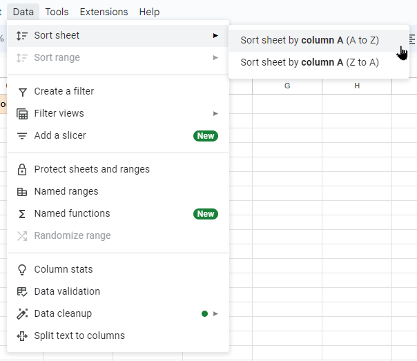 How To Sort In Google Sheets Learn How To Sort Data