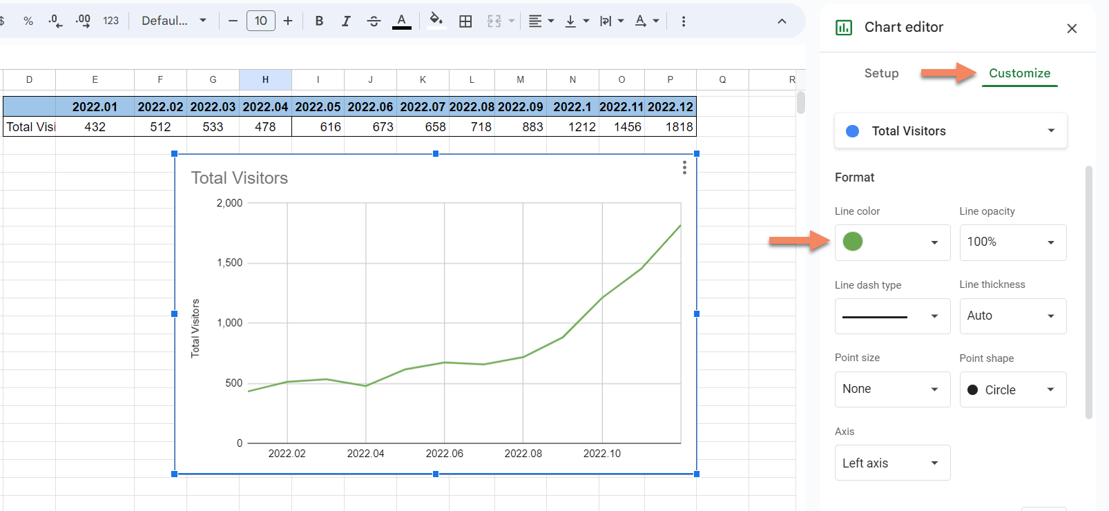 How To Make A Line Graph In Google Sheets GS Tips