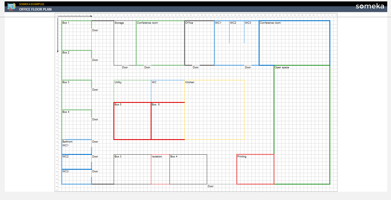 Hospital Floor Plan Free Template 