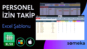 Personel İzin Takip Programı Excel Şablonu | Takvim ve Planlama